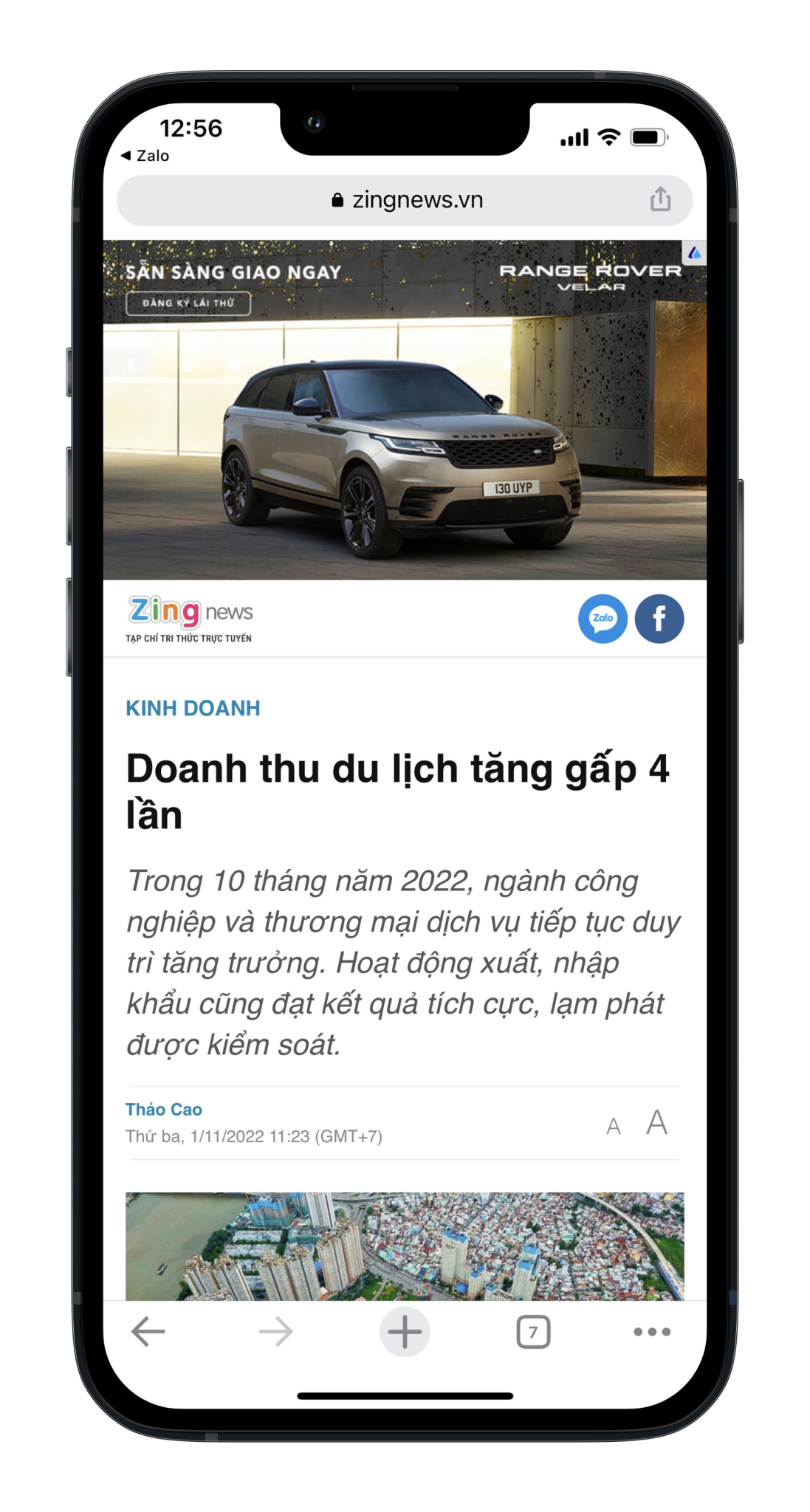 Zalo Ads : Định dạng quảng cáo Masthead - Zalo Ads