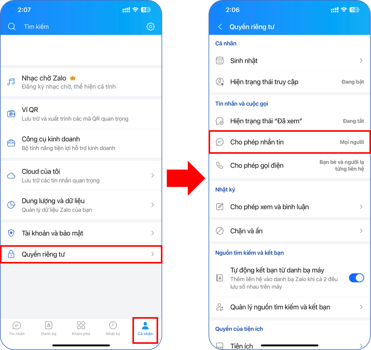 Zalo Ads : Tạo quảng cáo Tin nhắn cho tài khoản cá nhân đã định danh - Zalo Ads