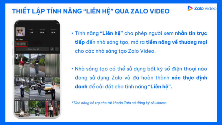 Zalo Ads : Hướng dẫn tính năng Liên hệ Zalo Video - Zalo Ads